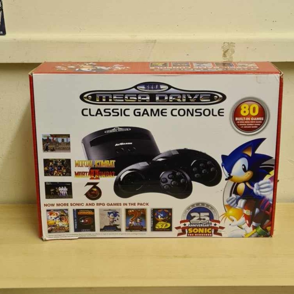 Pre-owned Sega Mega Drive AtGames Sega Mega Drive Classic 512MB Black ...